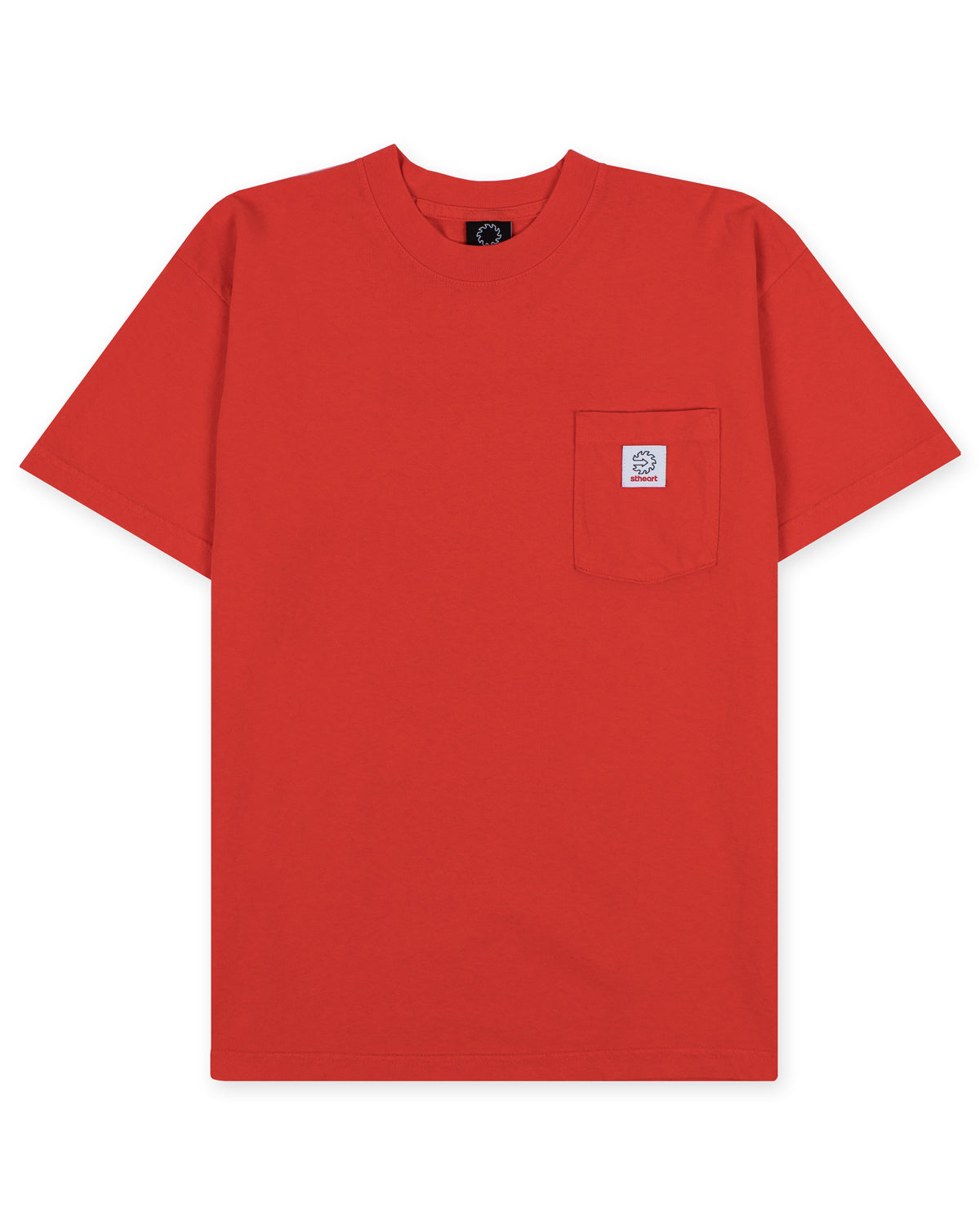 Label Pocket Tee | Red – STHEART