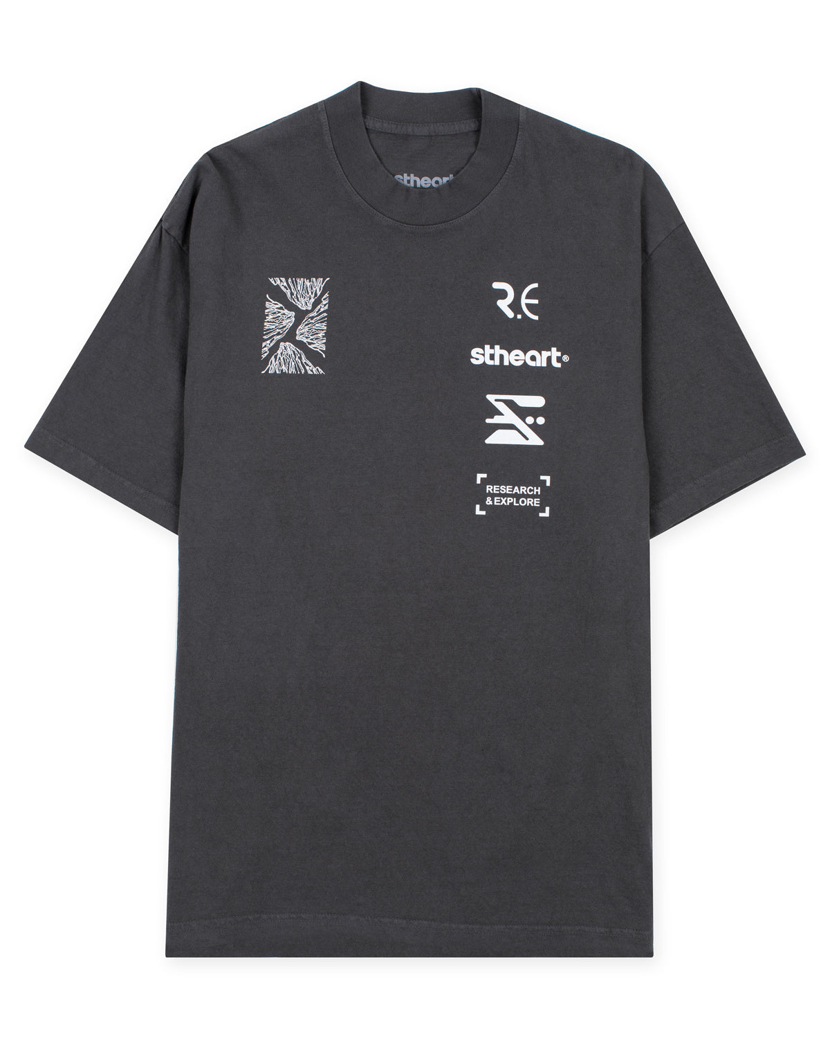 R&E Tee | Faded Navy – STHEART